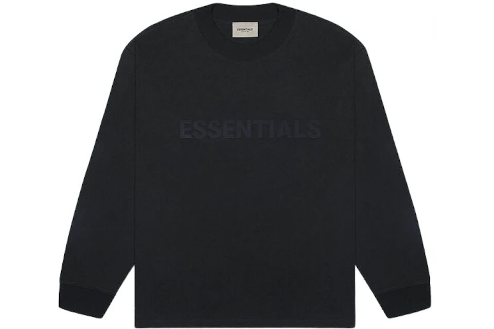 Essentials Full Zip Up Hoodie Applique Logo Black – HYPEWORLD